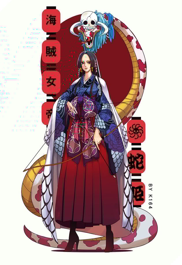 Fanart One Piece Không Phải Yamato Boa Hancock Mới Là Nữ Nhân đẹp Nhất Dành Cho Luffy
